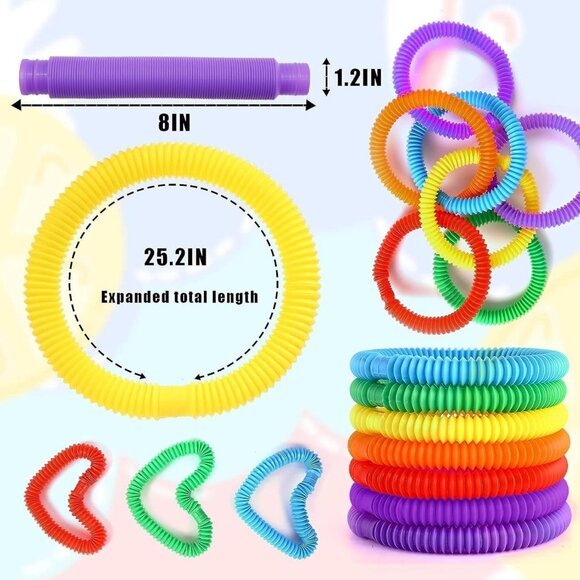 Vigor | Toys | Pop Tubes Tube Fidget Toys For Kids And Sensory Toys For ...
